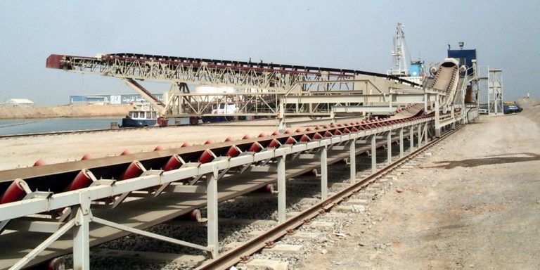 Barge Loader or Ship Loader or the Mining Industry in UAE